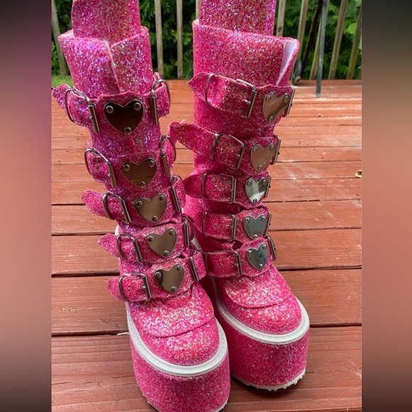 Demonia | Shoes | Demonia Candy Lovesick Trinity Boots | Poshmark